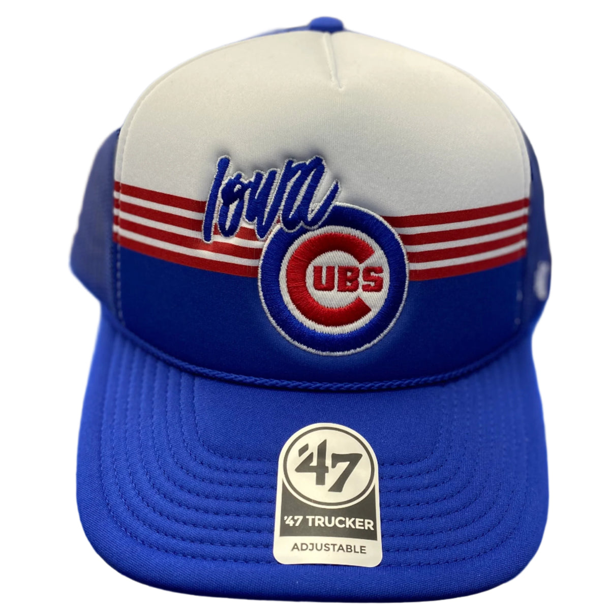 Men's Iowa Cubs Liftoff Trucker Cap, Royal/White – Iowa Cubs Official ...
