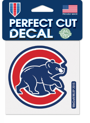 Chicago Cubs Walking Bear Decal – Iowa Cubs Official Team Store