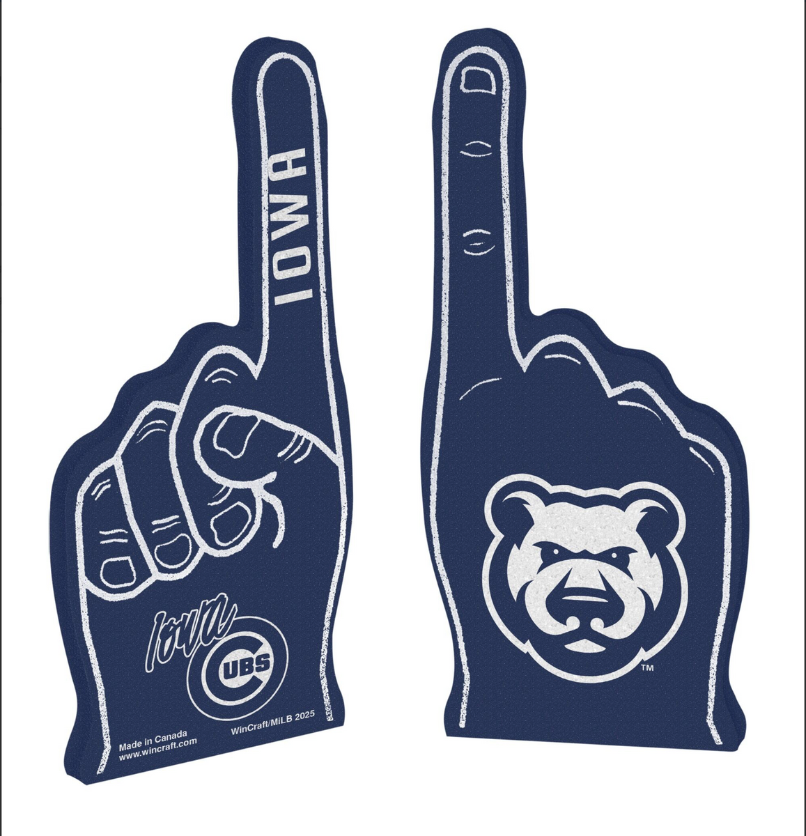 Iowa Cubs Foam Finger – Iowa Cubs Official Team Store